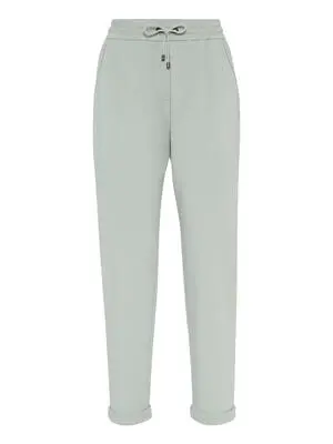 Brunello Cucinelli Tapered Track Pants - Green