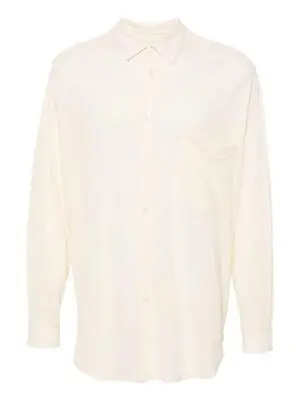 MAGLIANO Intimo Log-sleeve Ribbed Shirt - Neutrals