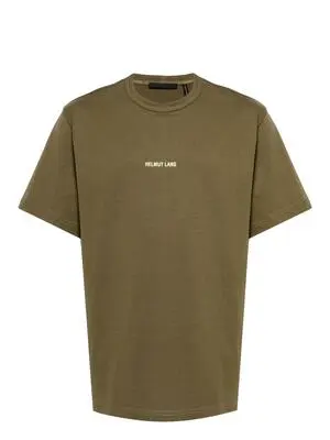 Helmut Lang Logo-print Cotton T-shirt - Green