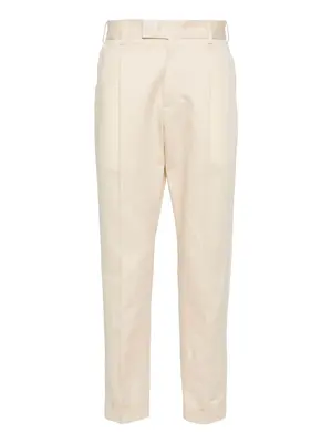 PT TORINO Feather-detail Trousers - Neutrals