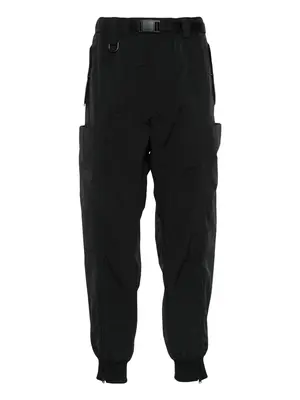 Y3 Crinkled Track Pants - Black