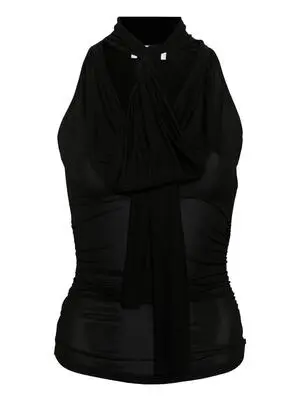 BLUMARINE Bow Halterneck Blouse