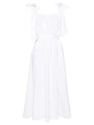 MSGM MSGM Bow-Detailed Midi Dress