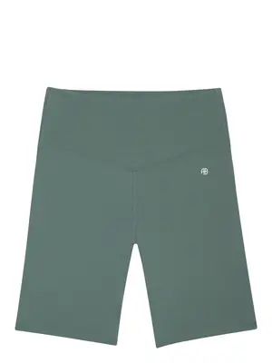 ANINE BING Blake Biker Shorts Green