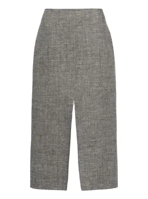Fabiana Filippi Mélange Pencil Skirt - Grey