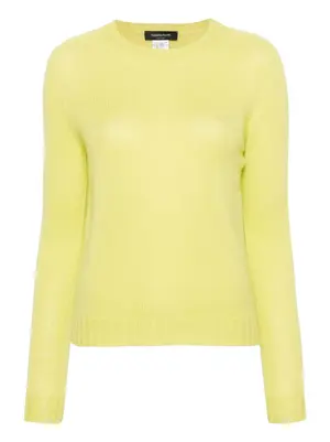 Fabiana Filippi Crew-neck Cashmere Jumper - Yellow