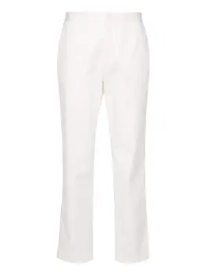 Fabiana Filippi Straight-leg Gabardine Trousers - Neutrals