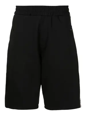 AMIR SLAMA Zipped Cotton Shorts - Black