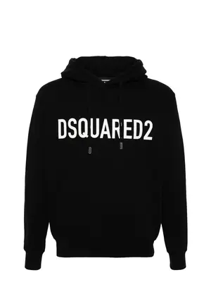 Dsquared2 Cool Fit Logo-print Hoodie - Black