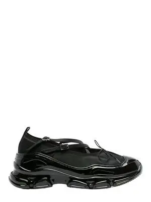 Simone Rocha Criss-cross Tracker Trainers - Black