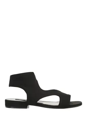 SERGIO ROSSI Sr Jane Ankle Sandals - Black