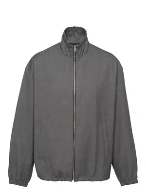 Prada Wool Blouson Jacket - Grey