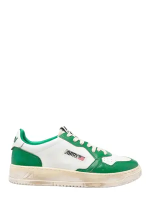 AUTRY Medalist Low Super Vintage Leather Sneakers - White