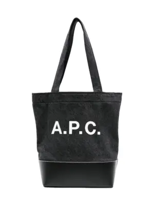 A.p.c. A.P.C. Small Axel Tote Bag Black