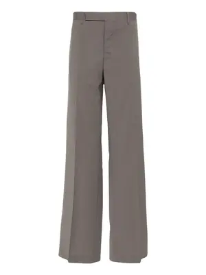 Rick Owens Dietrich Pressed-crease Trousers - Brown