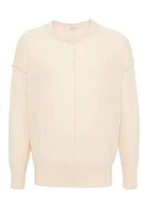 LEMAIRE Seam-detail Knit Jumper - Neutrals