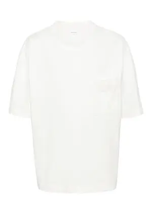 LEMAIRE Chest-pocket Jersey T-shirt - Neutrals