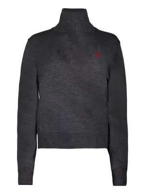 Ami De Coeur Wool Jumper - Grey