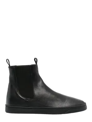 Officine Creative Leather Ankle Boots - Black