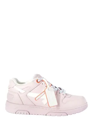Off-White Off-White Out Of Office Leather Sneakers White