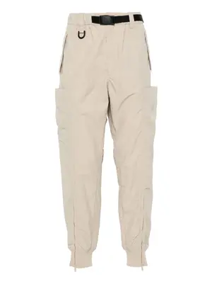 Y3 Crinkled Track Pants - Neutrals