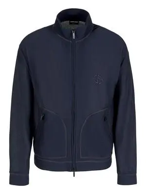 Giorgio Armani Stretch Jersey Blouson - Blue