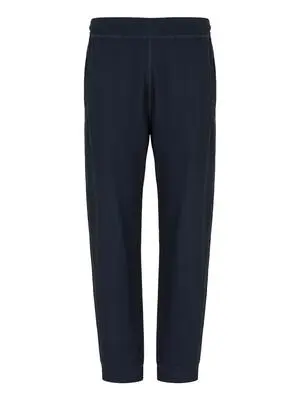 Giorgio Armani Stretch Jersey Trousers - Blue