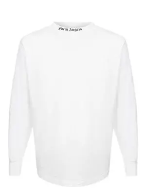 Palm Angels Double Logo T-shirt - White/fuschia