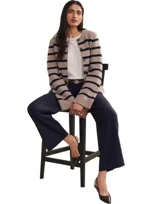 Jenni Kayne Jenni Kayne Cooper Striped Cardigan Multicolor,taupe,stripe