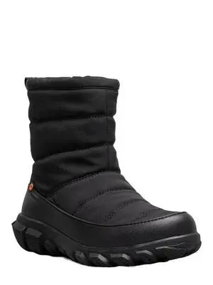 Bogs Cedar Quilted Waterproof Boots - Black