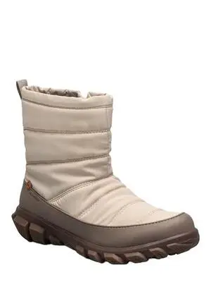 Bogs Cedar Quilted Waterproof Boots - Oatmeal
