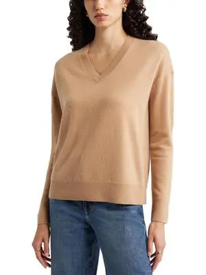 NORDSTROM V-Neck Cashmere Sweater