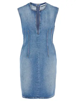 Stella McCartney Denim Minidress - Blue