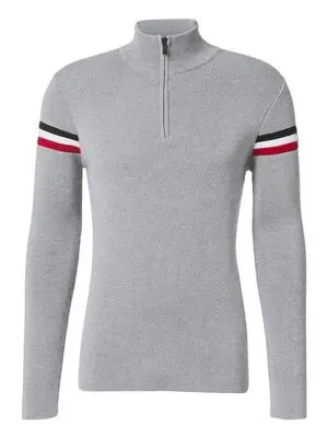 Fusalp Wengen Iv Wool Half-zip Sweater - Grey