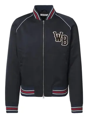 WALES BONNER Marvel Varsity Jacket - Blue