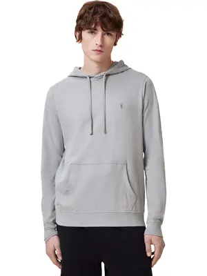 ALLSAINTS AllSaints Brace Ramskull Pullover Hoodie Machine Grey