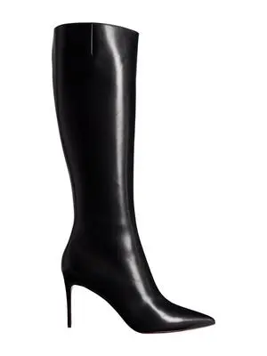 CHRISTIAN LOUBOUTIN Kate Botta Nappa Leather Knee High Boots 85 - Black