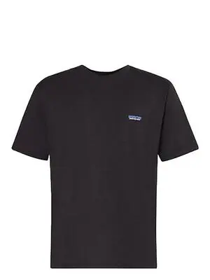 Patagonia Daily Pocket Crew-neck Cotton-jersey T-shirt - Black
