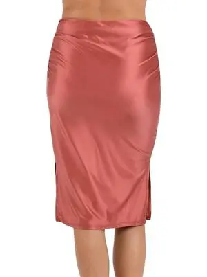 La Blanca La Blanca Shirred Skirt With Side Slits Sienna