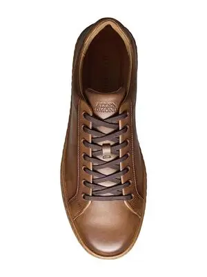 Allen Edmonds Allen Edmonds Barnes Leather Low-Top Sneakers Brown
