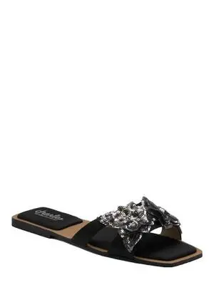 Charles By Charles David Ordly Slide Sandal - Blackpewter