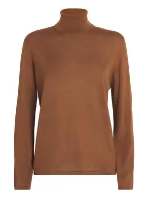 JOHNSTONS OF ELGIN Superfine Cashmere Rollneck Sweater