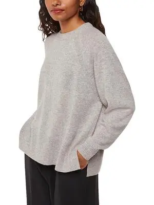 Whistles Cashmere Sweater - Grey Marl