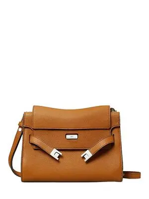 Tory Burch Lee Radziwell Shoulder Bag Bourbon