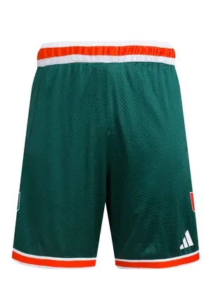 Adidas Miami Swingman Shorts - Dark Green / White