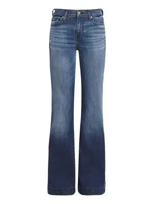 7 For All Mankind Modern Dojo Soho Flared Jeans Navy