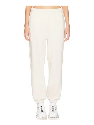 WELLBEING + BEINGWELL Ayla Sweatpant - Rainy Day White