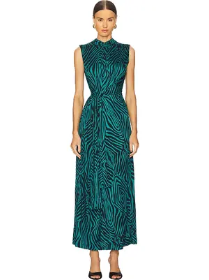 Diane Von Furstenberg Geri Dress - Zebra Blue