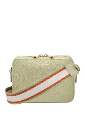 ASPINAL OF LONDON Leather Camera Bag Green