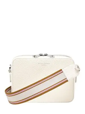 ASPINAL OF LONDON Leather Camera Bag White